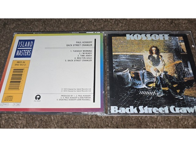 Paul Kossoff - Back street crawler , ORIGINAL