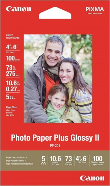 Canon PP-201 4x6 inc 100Sh Foto papir