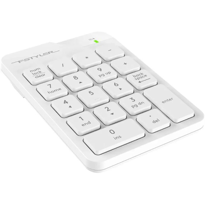 FGK21C FSTYLER 2.4G Wireless Numeric Keypad USB Type-C bela tastatura