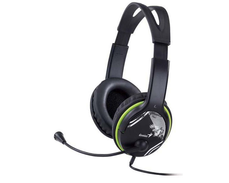 GENIUS HS-400A Green slušalice sa mikrofonom