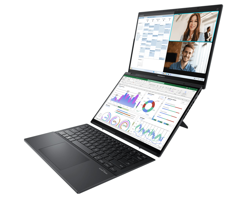 ASUS Zenbook 14 DUO OLED UX8406CA-PZ185X (14 inča 3K OLED, Ultra 7 255H, 32GB, SSD 1TB, Win11 Pro) laptop