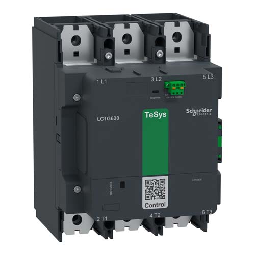 SE Kontaktor velike snage TeSys Giga 3P (3NO) AC-3 <=440V 630A standardna verzija 100…250V AC/DC kalem širokog opsega
