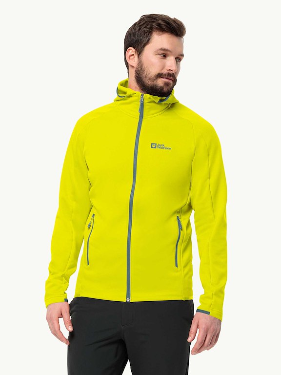JACK WOLFSKIN Muški polar ALPGRAT HOODED FZ M