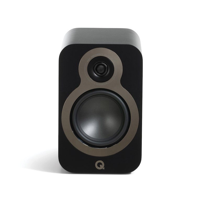 Q Acoustics 3030c Speaker Satin Black - Zvučnik za stalak/policu