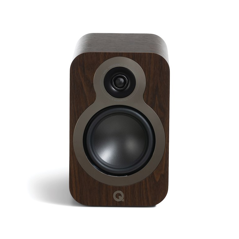 Q Acoustics 3030c Speaker Claro Walnut - Zvučnik za stalak/policu
