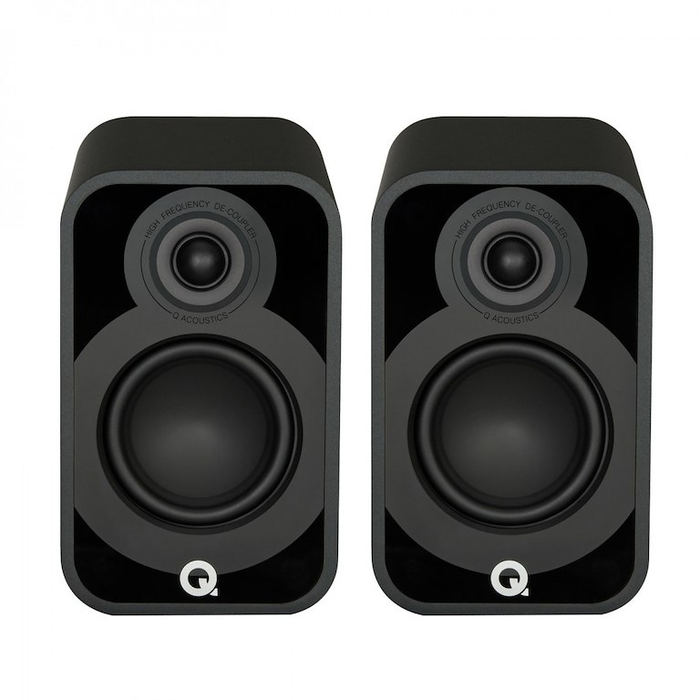 Q Acoustics Q5010 Satin Black - Zvučnik za stalak/policu