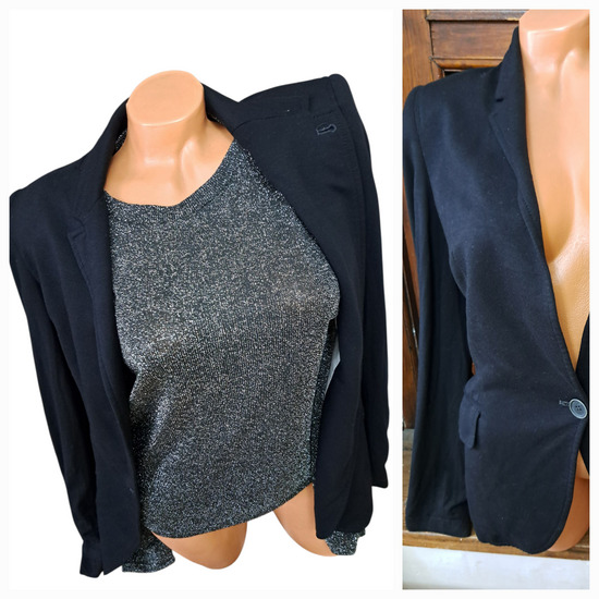 Crni sako S ZARA basic