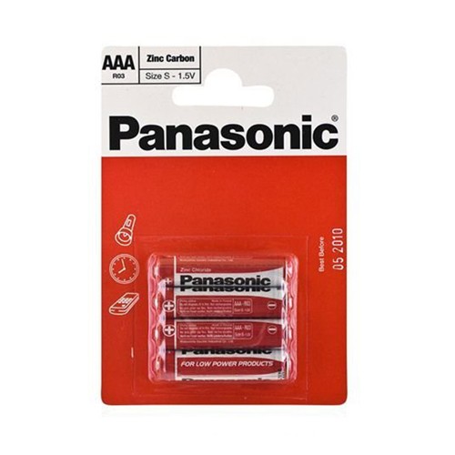 Panasonic Zinc Carbon baterije 1,5V LR03 / AAA - 4 komad | R03RZ/4BP