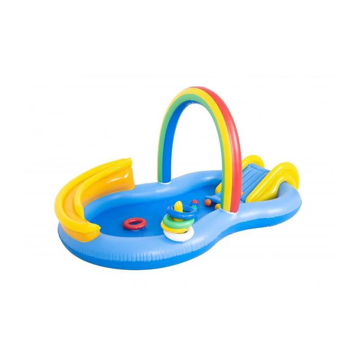 Jilong Bazen za igru Rainbow sa prskalicom 122x104cm