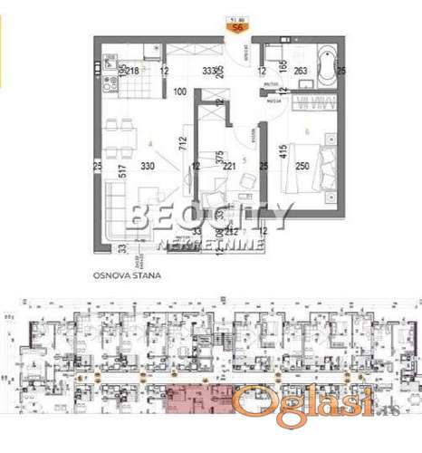Novi Sad, Telep, Futoški put , 3.0, 53m2