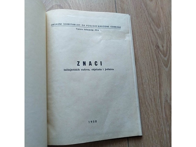ZNACI inžinjerskih radova, objekata i jedinica