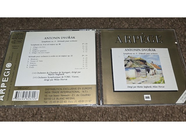 Antonín Dvořák - Symphonie N°8, Sérénade pour orchestre