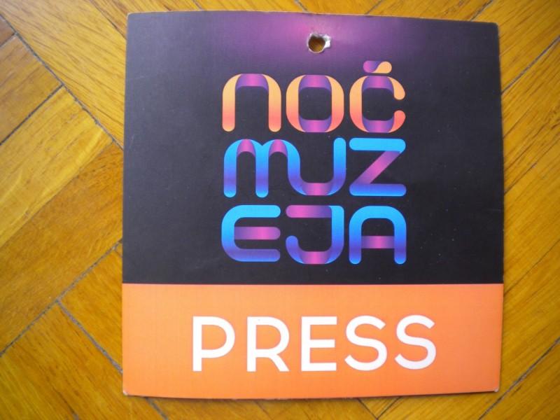 Noć Muzeja PRESS akreditacija