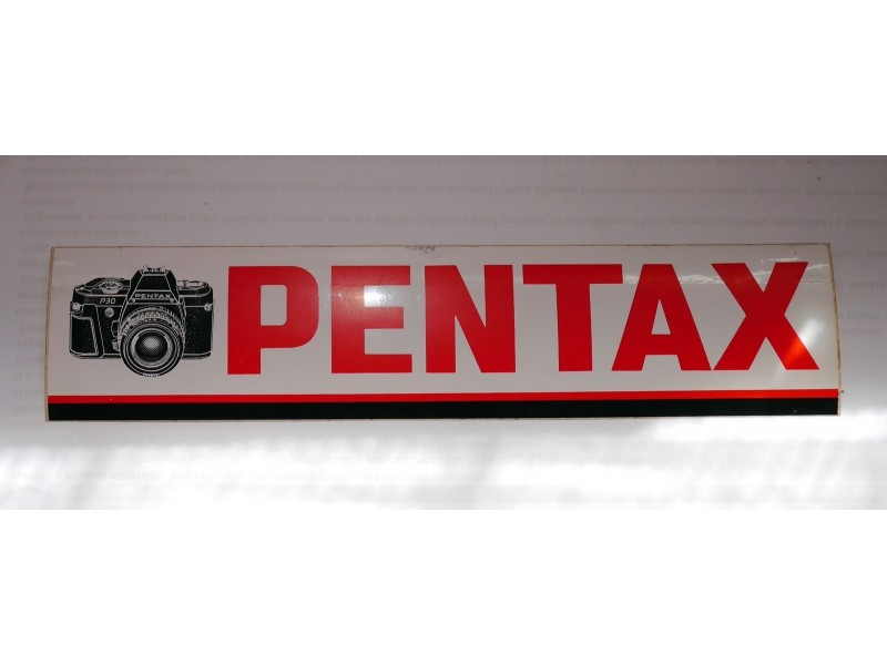 PENTAX nalepnica