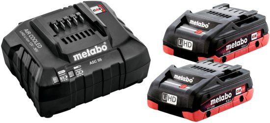 Metabo Basic Set 2 x LiHD 4,0 Ah SE; 18V; za Metabo alate (685191000)