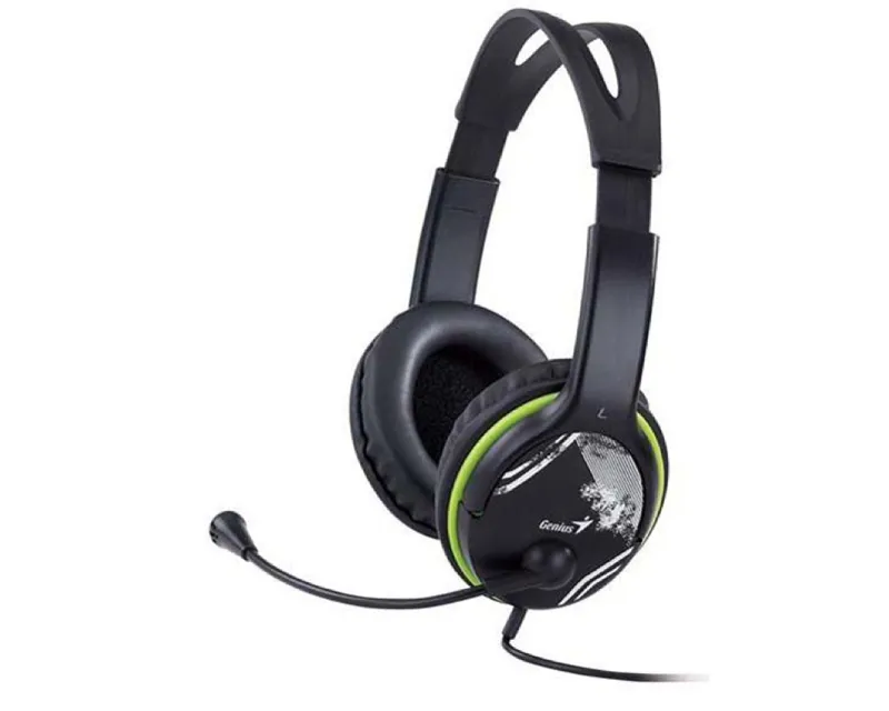 GENIUS HS-400A Green slušalice sa mikrofonom