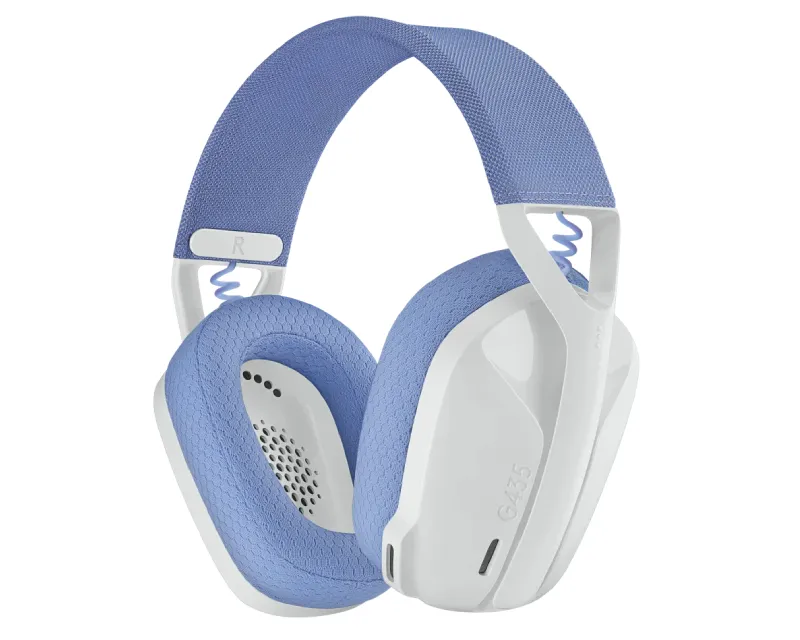 LOGITECH G435 LIGHTSPEED Wireless Gaming slušalice sa mikrofonom bele