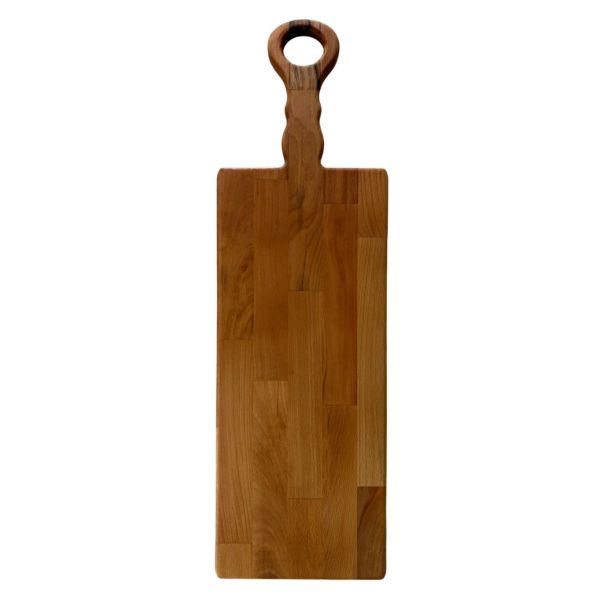 ARBOREA Duga daska sa okruglom drškom za serviranje, drvena, 19x61 cm