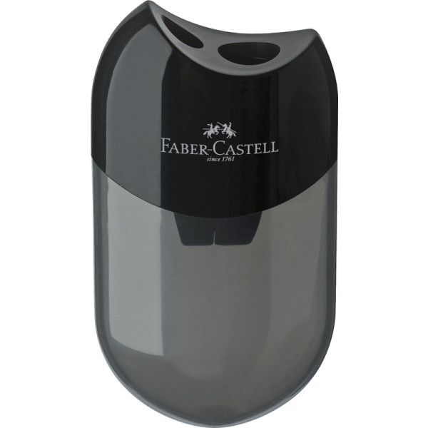 Rezač Faber-Castell crni dupli box
