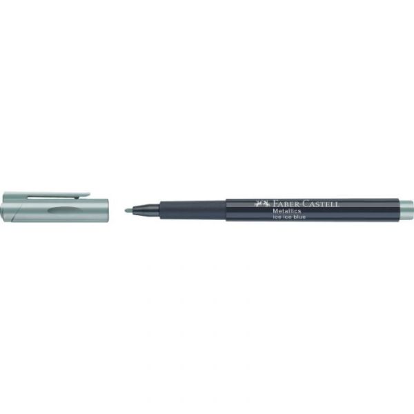 Marker metallics Faber-Castell ice blue color 292