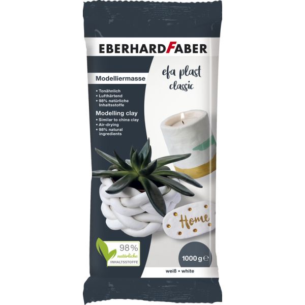 Masa za modeliranje Eberhard Faber-Castell bela classic 1000g