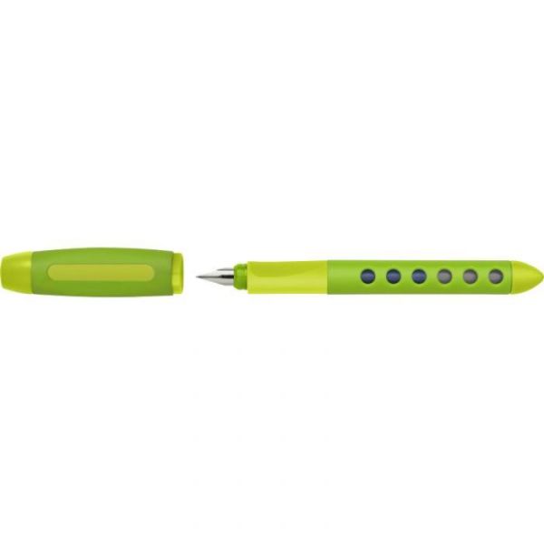 Naliv pero Scribolino Faber-Castell green desna ruka