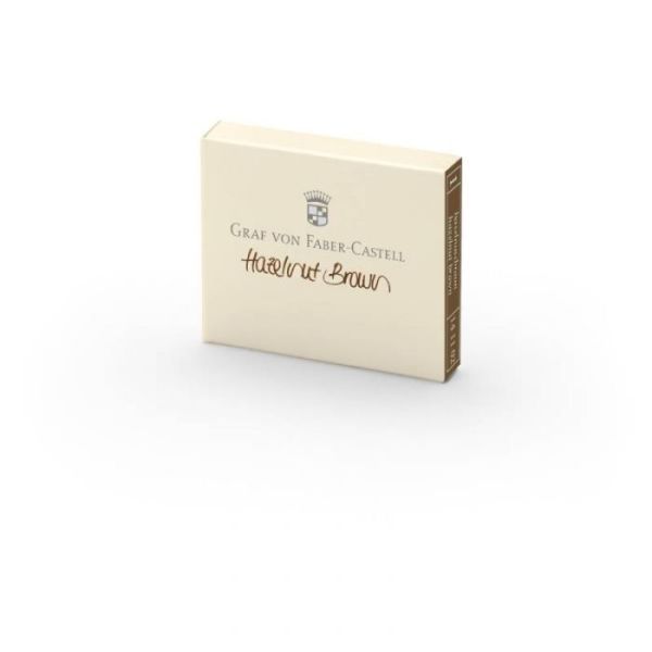 Patroni za naliv pero Graf von Faber-Castell Hazenut brown 1/6