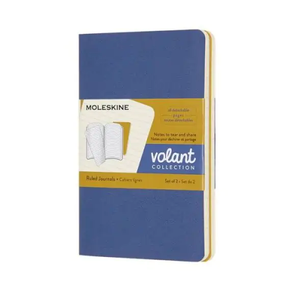 Rokovnik Moleskine Volant jnls Forget blue linije PKT