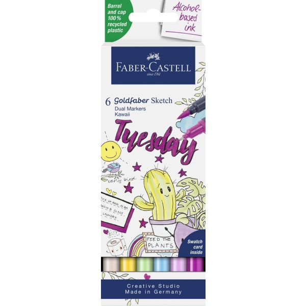 Goldfaber sketch flomaster Faber-Castell Kawaii 1/6