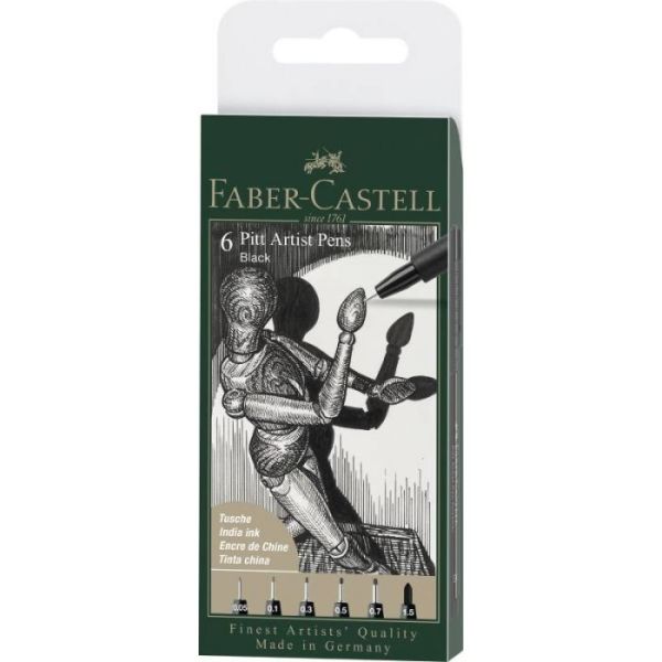 Pitt art pen 199 Faber-Castell 1/6