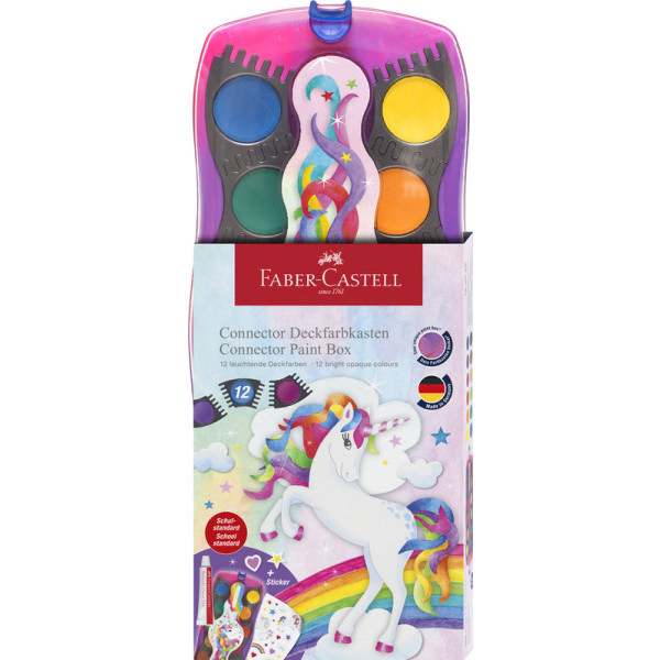 Vodene boje Connector Faber-Castell Unicorn 1/12