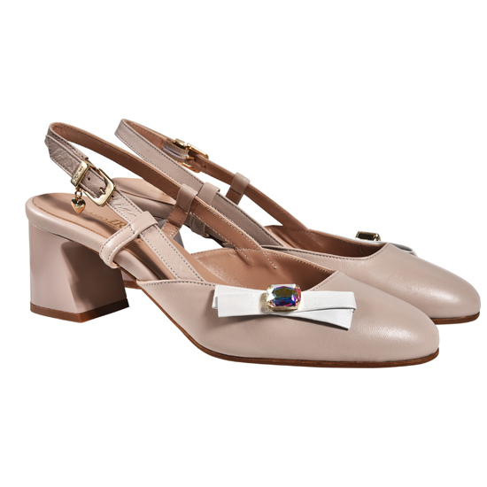 Italijanske ženske kožne slingback cipele Ilasio Renzoni 5541241.ro