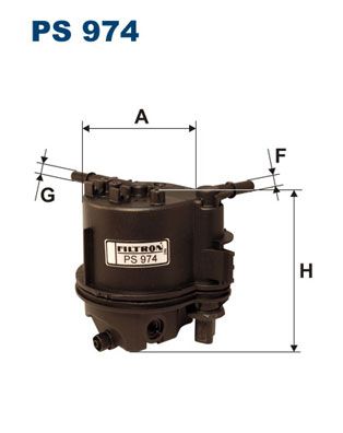Filter za gorivo FILTRON PS 974