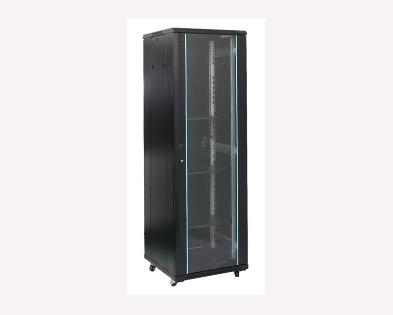 MAXPRO LINE - Rack orman samostojeći, 27U, 600x600, staklena vrata (pakovanje od 3 kutije)