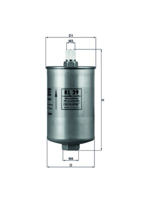 Filter za gorivo KNECHT KL 29