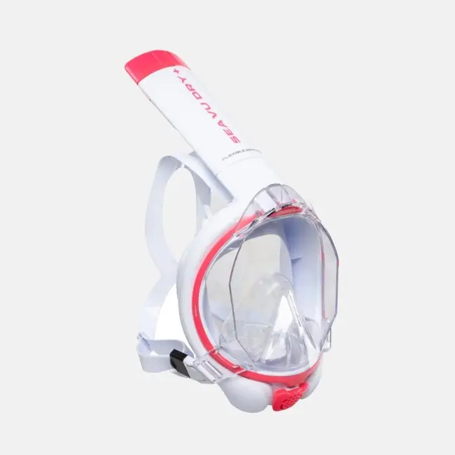 Maska za ronjenje celo lice vu dry + pink s/m mares