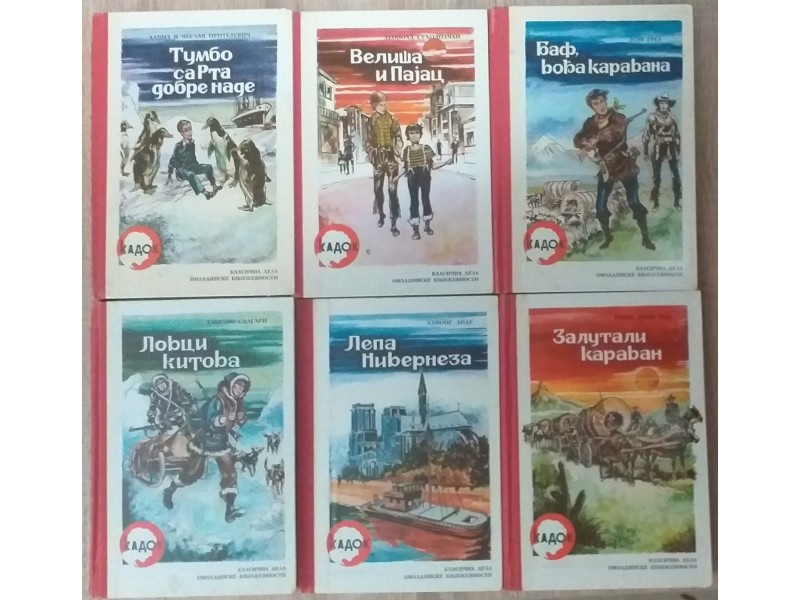 KADOK biblioteka - komplet 6 knjiga + POKLON