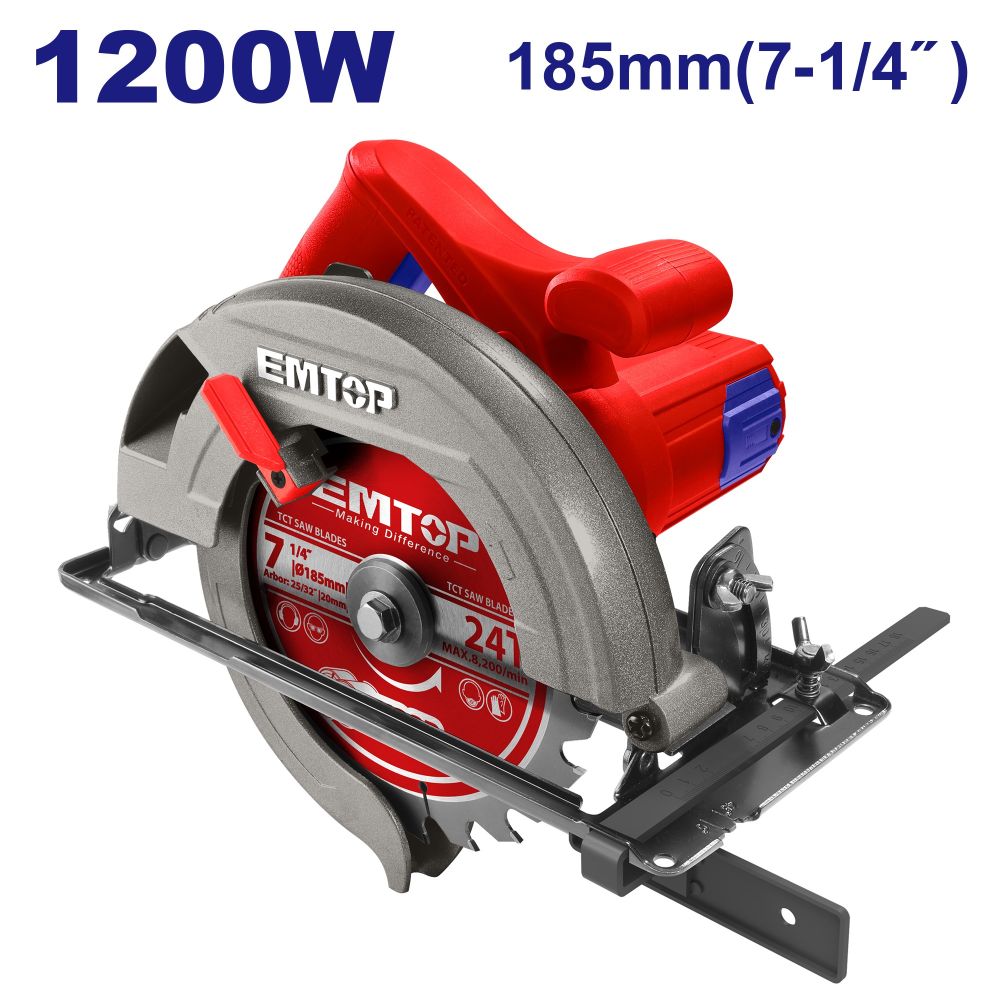 Cirkular 185mm ECSW1855 Emtop
