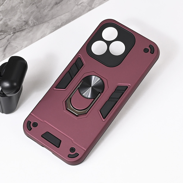 Zastitna maska (futrola) Hard Ring - Huawei Honor 400 Lite bordo