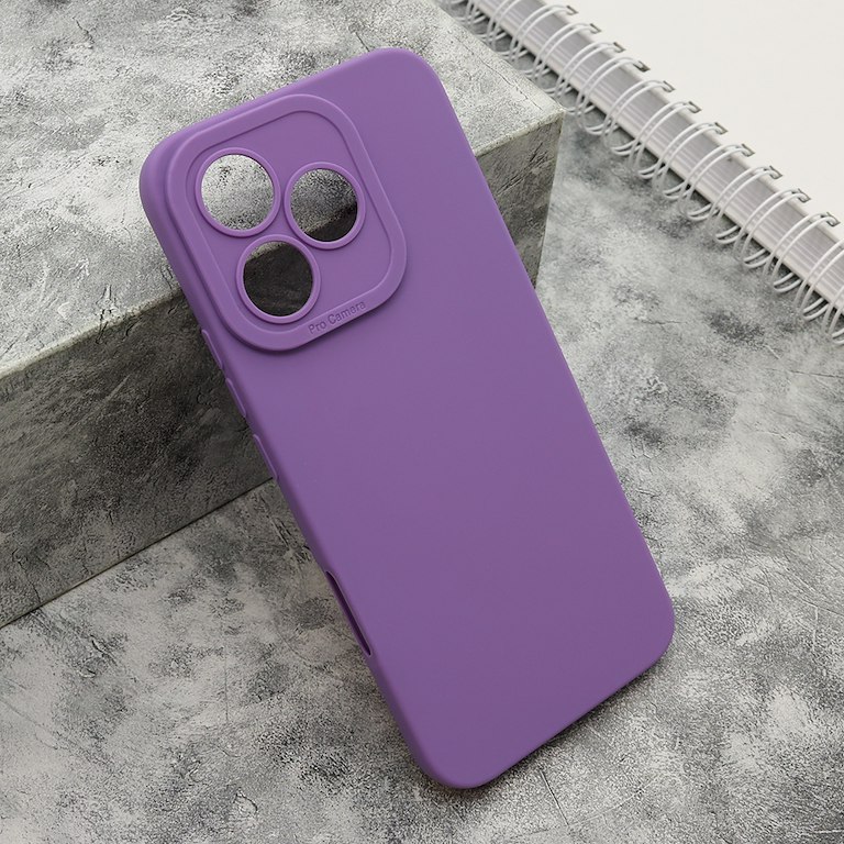 Zastitna silikonska maska (futrola) Pro Camera - Huawei Honor 400 Lite ljubicasta (MS)