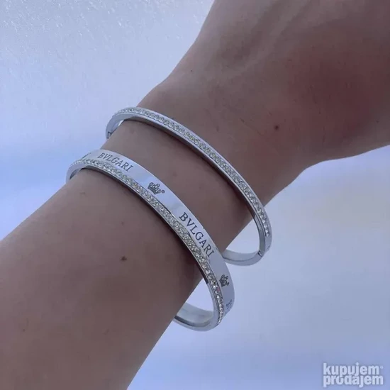 Bvlgari obruč narukvica od hirurškog čelika