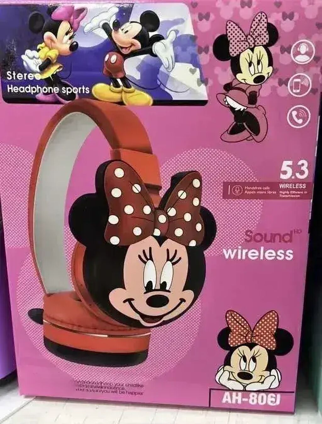 Bluetooth slušalice Miki Maus i Mini Maus      Dizni motivi