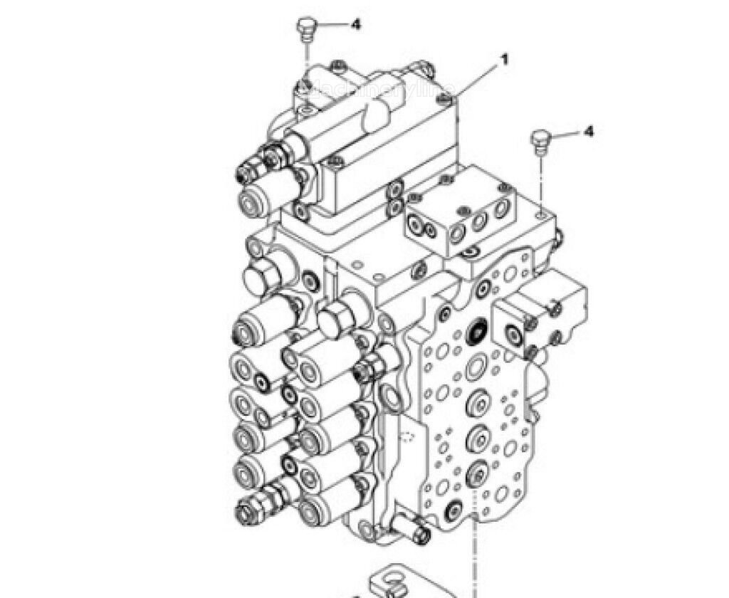 Case KNJ23401 hidraulični razvodnik za Case CX130C ANZ bagera