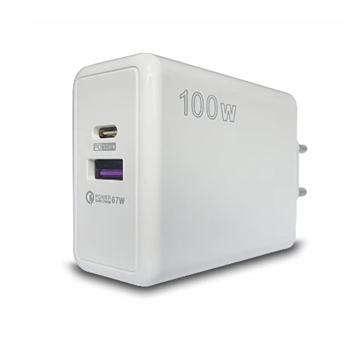 Bavitel punjač 100W Usb A+ Type C bela KeKe – F003