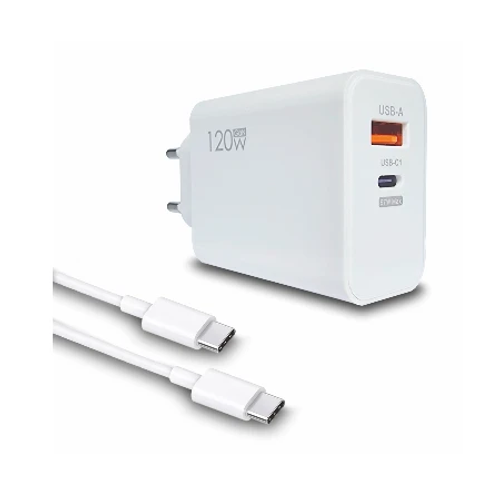 Bavitel punjač 120W Usb A+ Type C + kabl Type C/Type Cbela KeKe-PD003