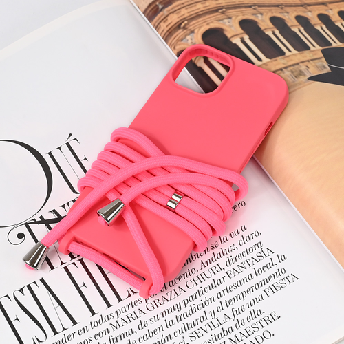Torbica Crossbody za iPhone 15 6.1 pink