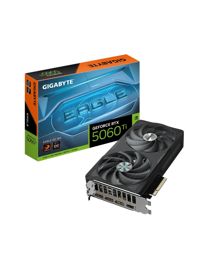 GIGABYTE nVidia GeForce RTX 5060 Ti EAGLE 16GB 128bit GV-N506TEAGLE OC-16GD rev. 1.0