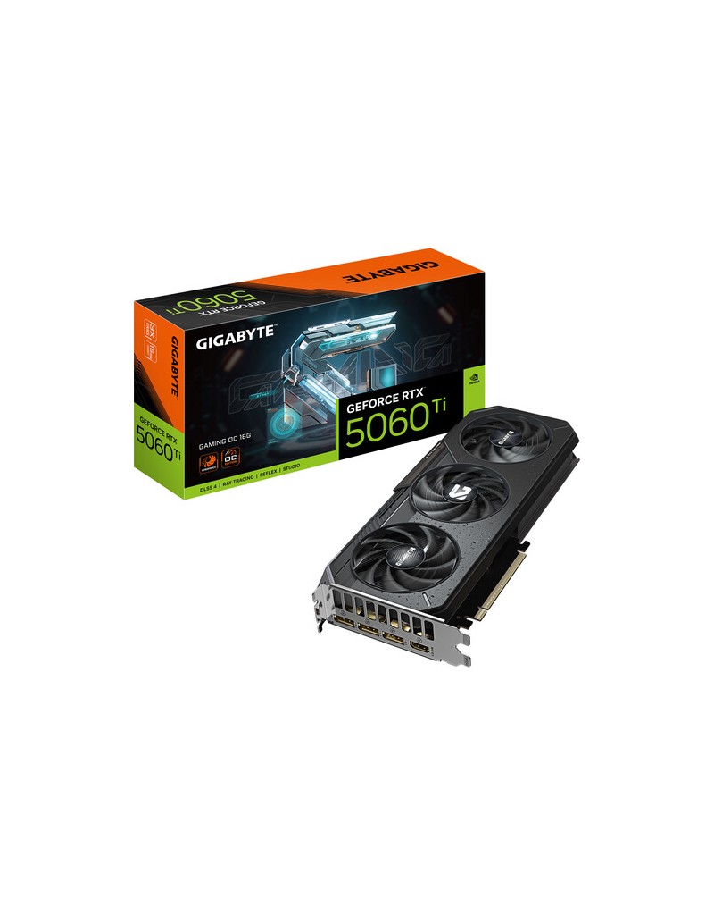 GIGABYTE nVidia GeForce RTX 5060 Ti GAMING 16GB 128bit GV-N506TGAMING OC-16GD rev. 1.0 graficka karta