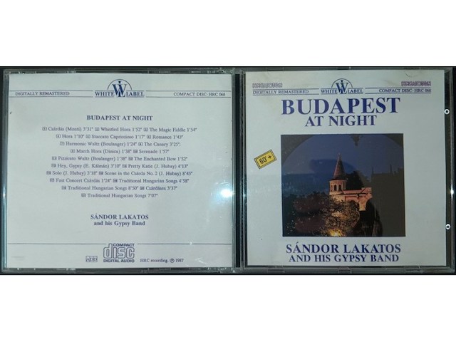 Sandor Lakatos &; His Gypsy Band-Budapest at Night CD