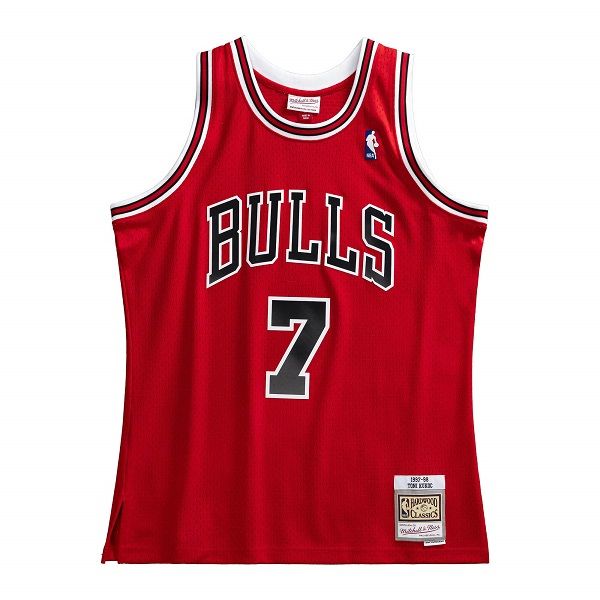 NBA CHICAGO BULLS 1997-98 TONI KUKOC SWINGMAN JERSEY 'SCARLET'